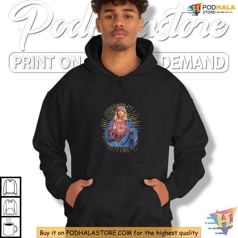 Taylor Swift Jesus Shirt, Celebrity Religious Art Tee for Swifties Fans ...