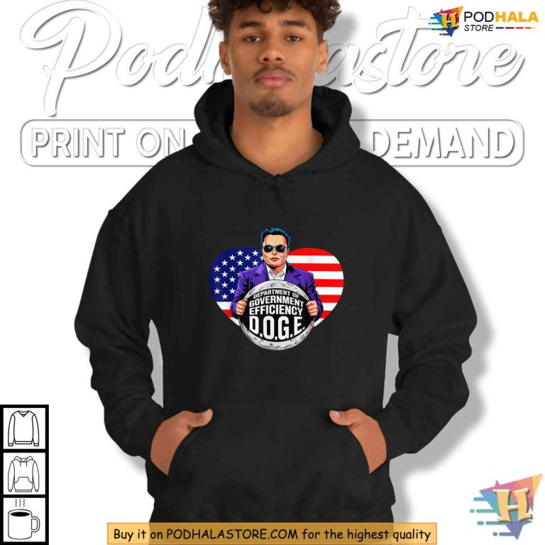 Government Efficiency DOGE 2024 Humor Shirt Featuring Elon Musk and ...