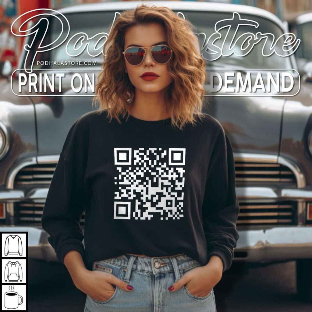 Scan the Trump QR Code Shirt, Funny Meme Shirt for Political Statements ...