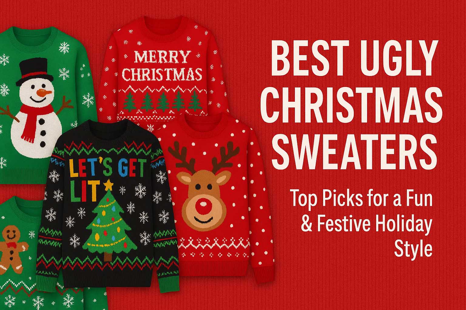Best Ugly Christmas Sweaters: Top Picks for a Fun & Festive Holiday Style