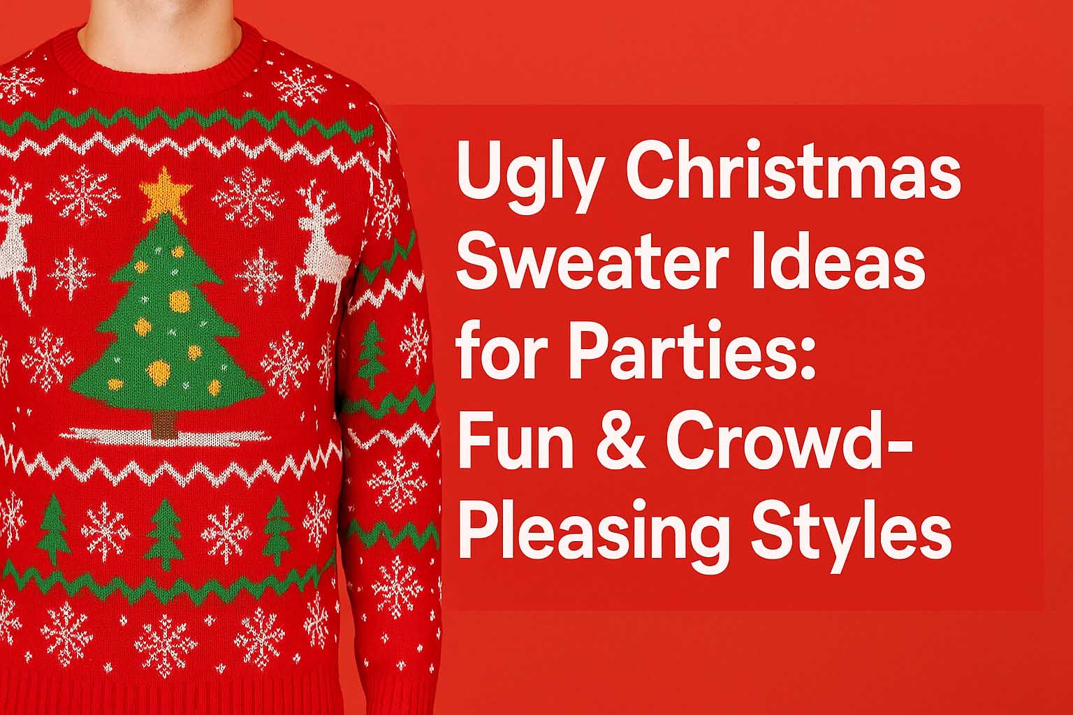 Ugly Christmas Sweater Ideas for Parties: Fun & Crowd-Pleasing Styles